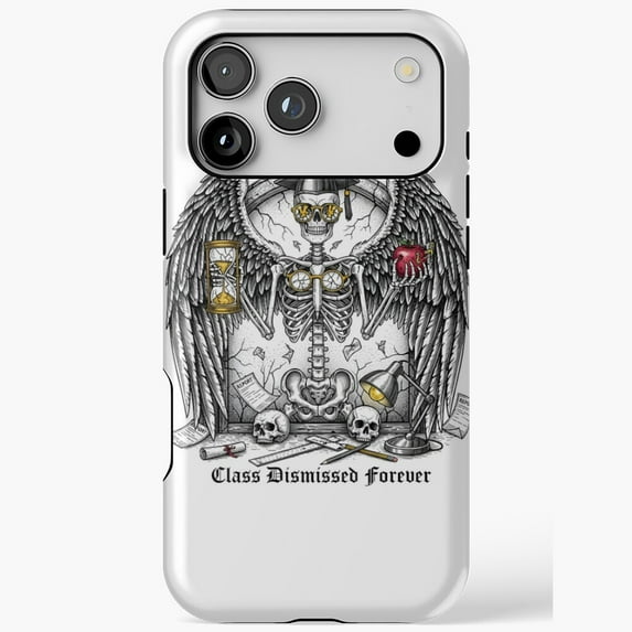 Bone to Pick Homework Skeleton Dark Humor Art Phone Case for iPhone 11 ...