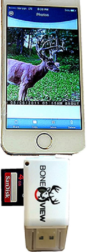 BoneView Portable Handheld Hunting Trail Camera Viewer SD Memory Card ...