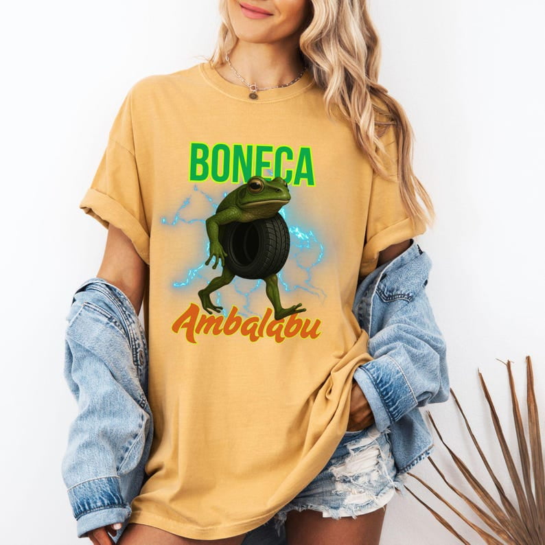 Boneca Ambalabu Funny Shirt – Bootleg Rap Italian Brainrot Meme Weird ...