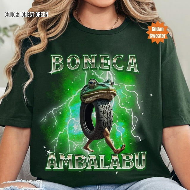 Boneca Ambalabu Funny T-shirt, Bootleg Rap Tee, Italian Brainrot Shirt ...