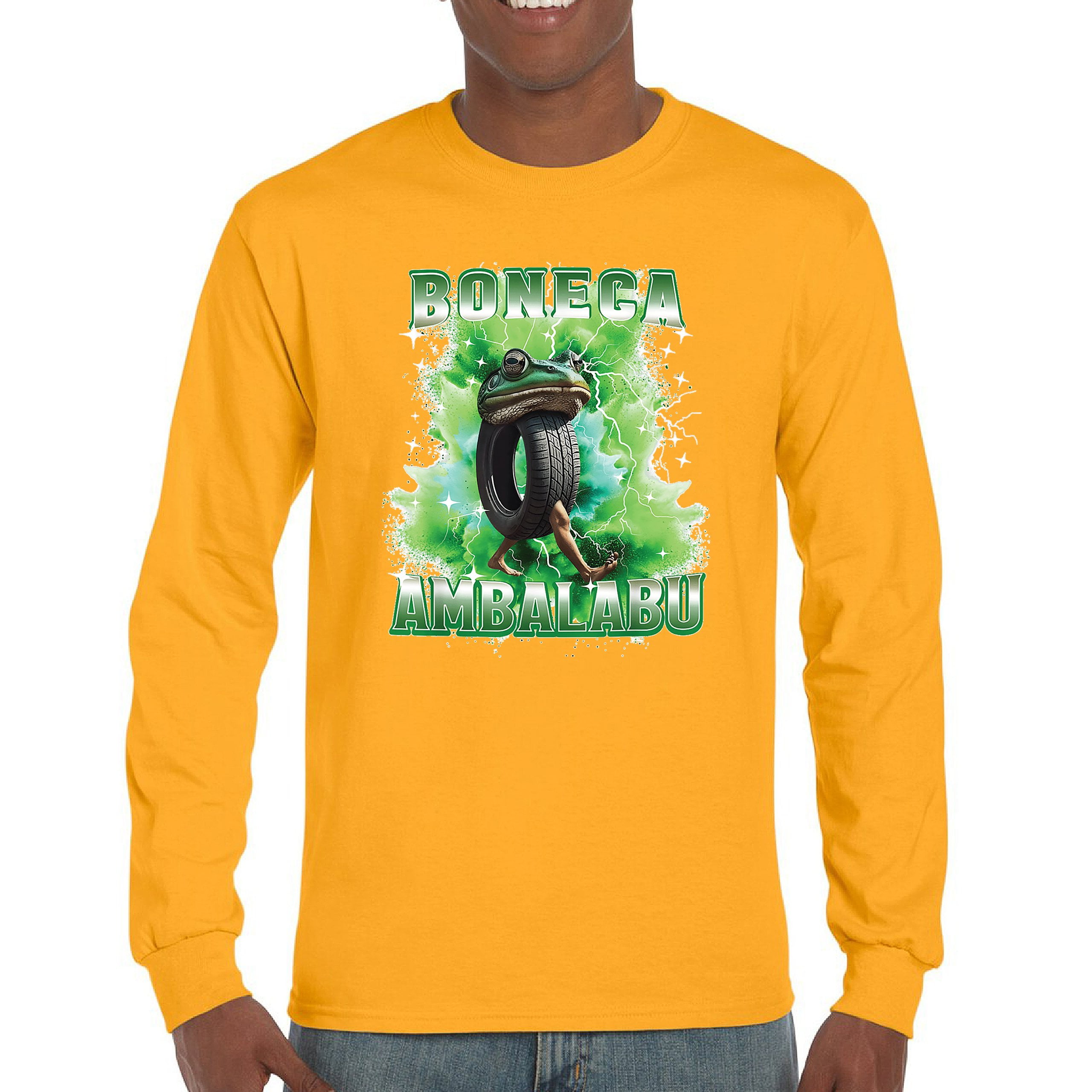 Boneca Ambalabu Long Sleeve T-shirt Funny Italian Brainrot Gen Z Alpha ...