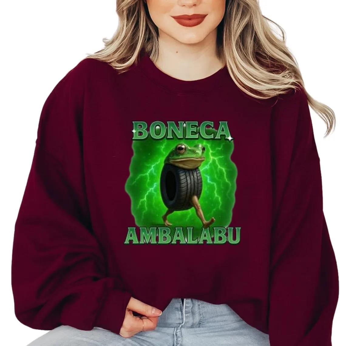 Boneca Ambalubu Funny Gen Z Meme Italian Brainrot Humor Cute Frog Viral ...