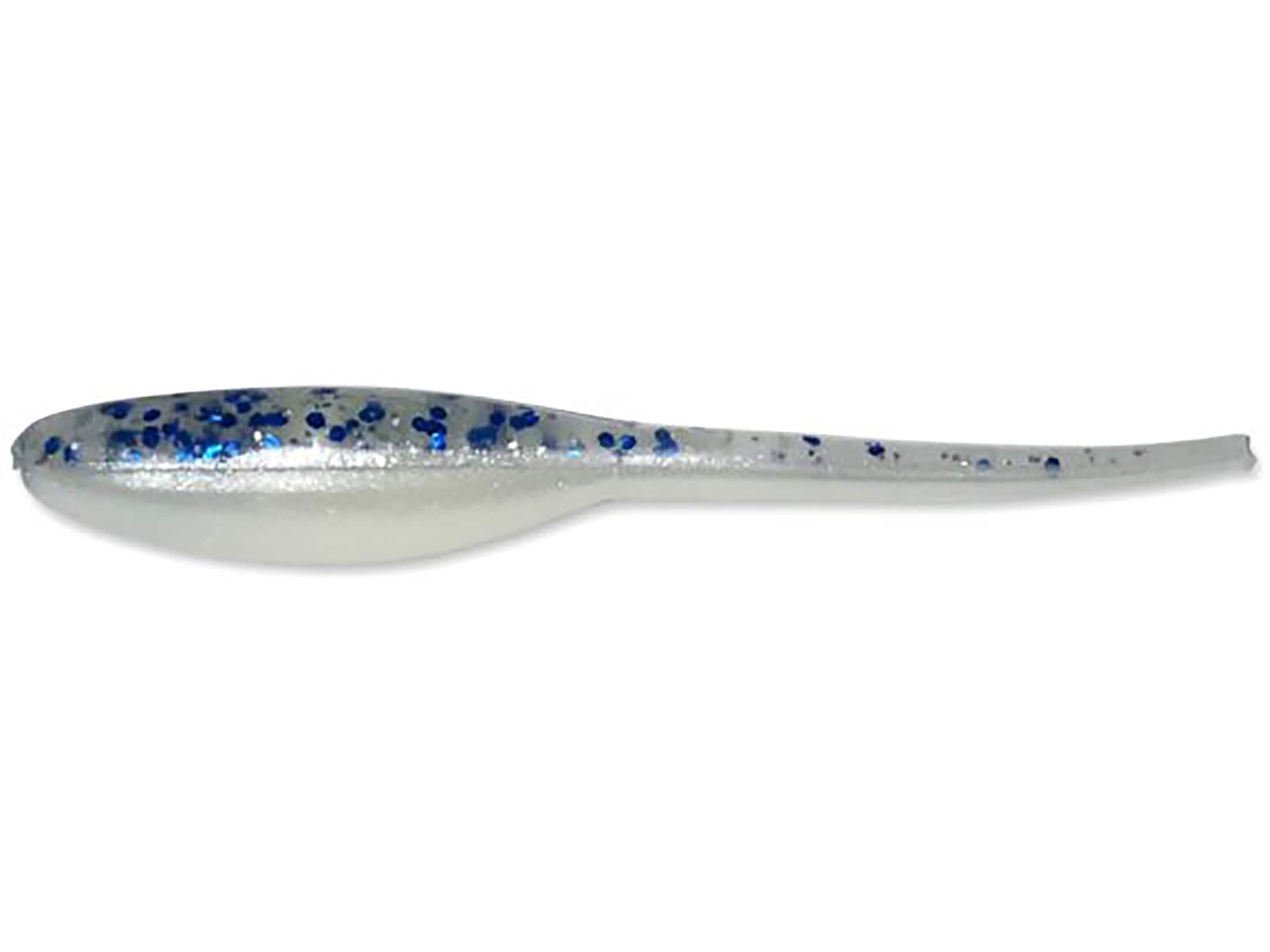 BoneHead Tackle Slim Stick 3" Grub Blue Ice - Walmart.com