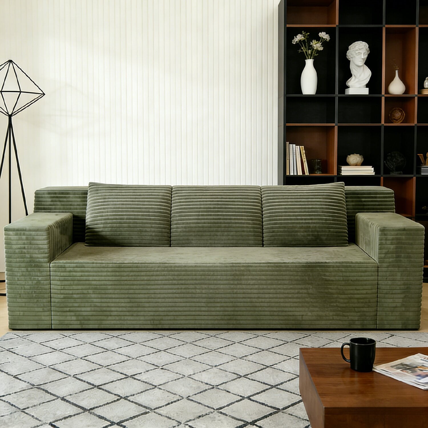 Boneless Cloud Sofa Couch, 3 Seater Ultra Comfy Couches Loveseat Sofa ...