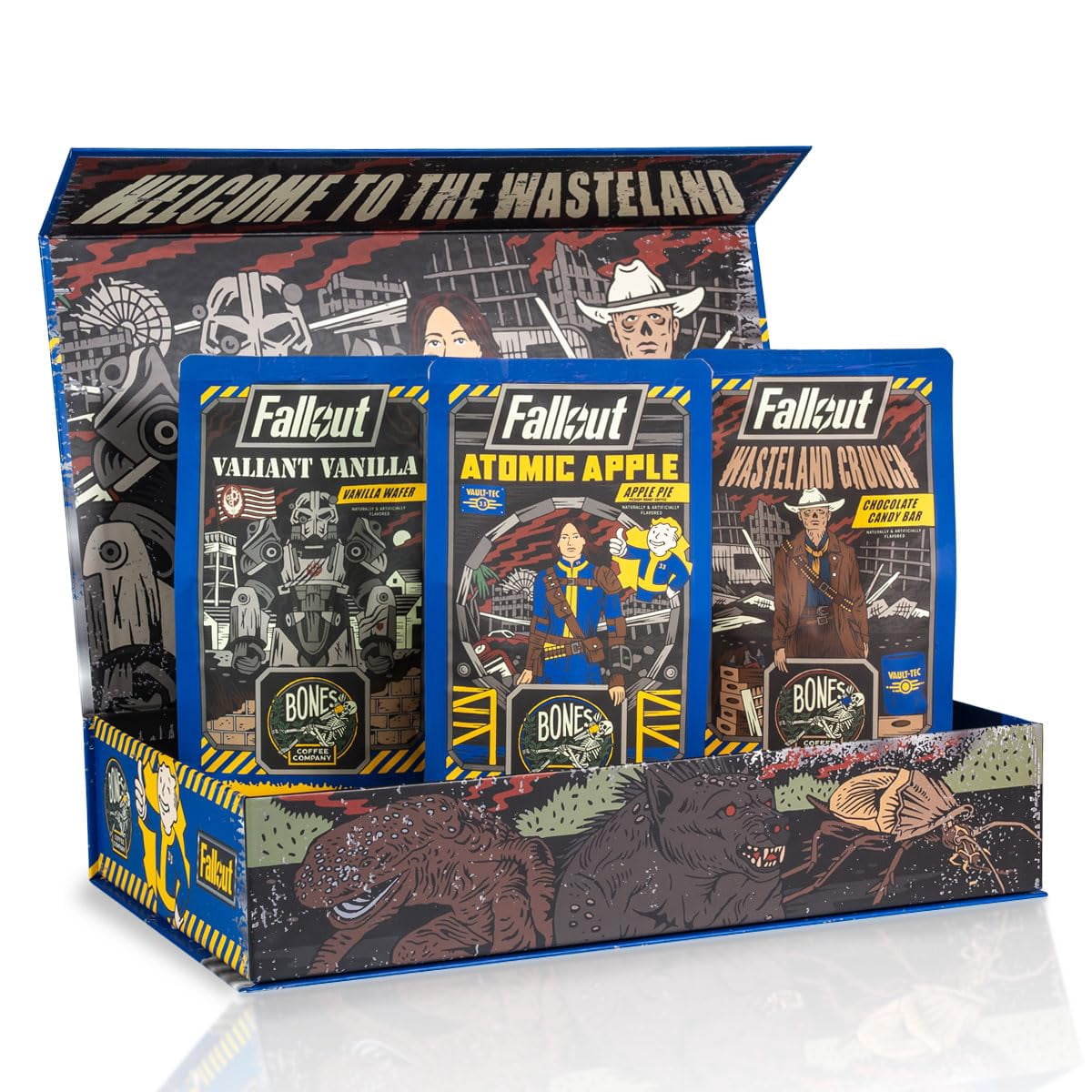 Bones Coffee Company Fallout BDF32 Collector's Box Flavored Low Acid ...