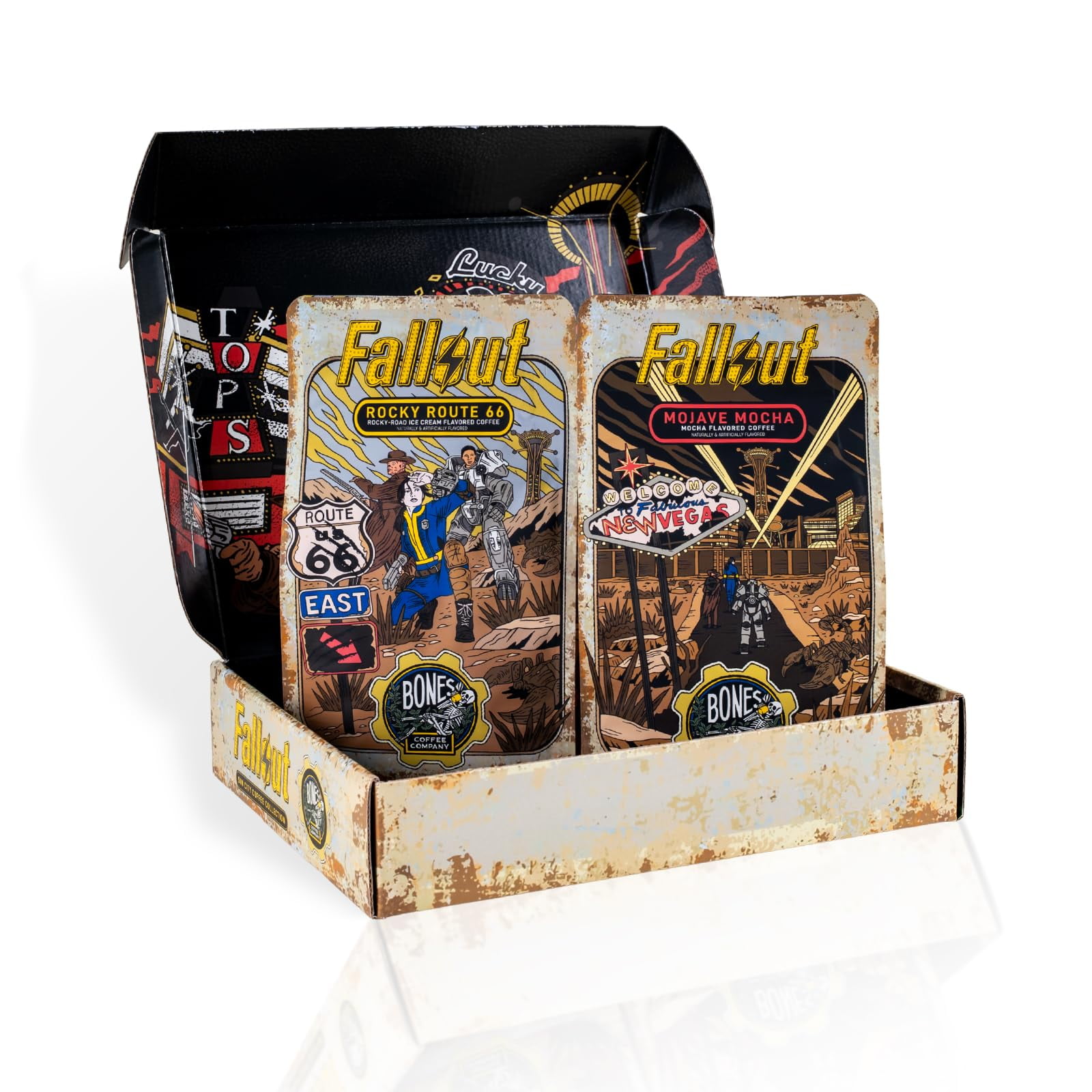 Bones Coffee Company Fallout Sin City Coffee Collector's Box, 2 ...