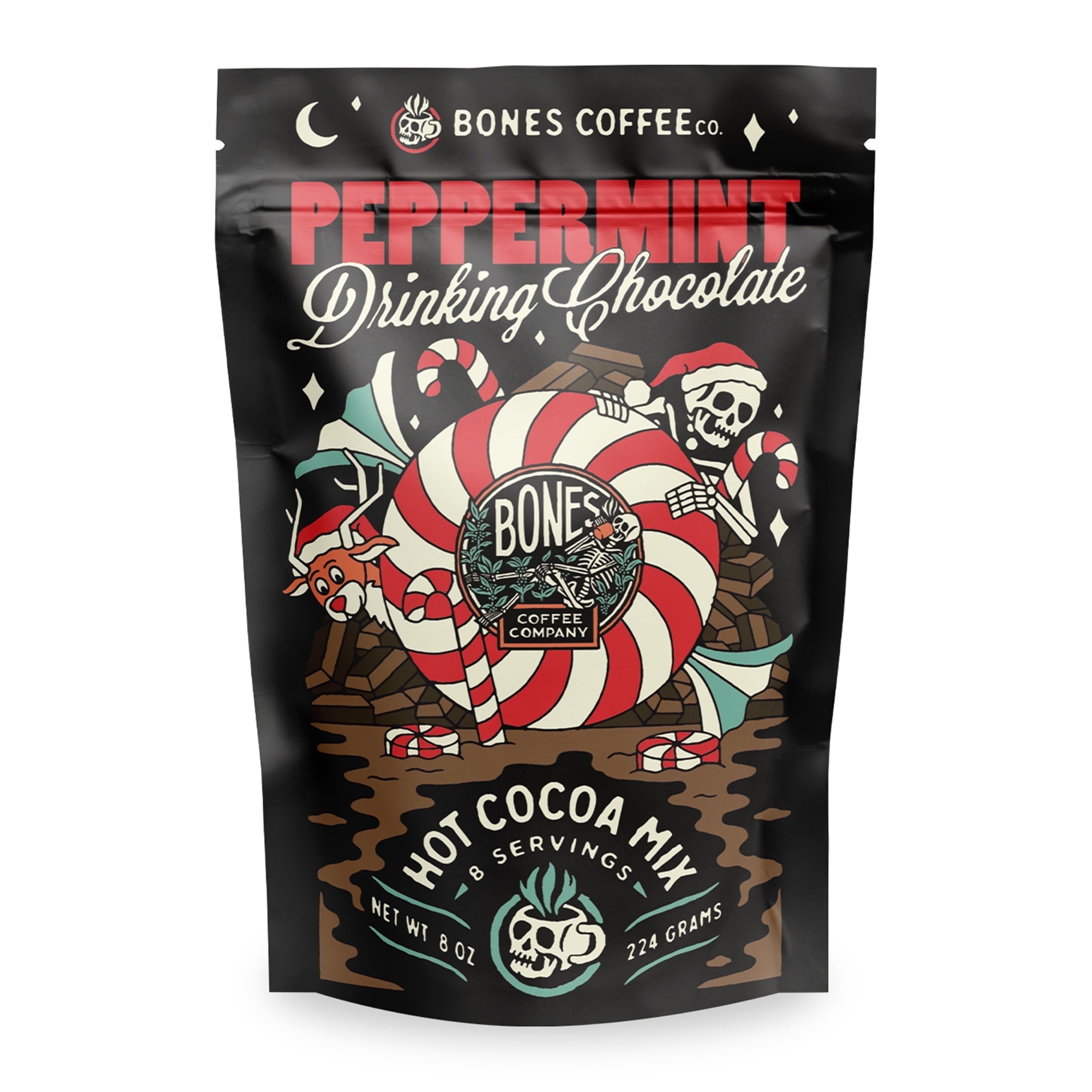 Bones Coffee Company Peppermint Drinking Chocolate - Walmart.com
