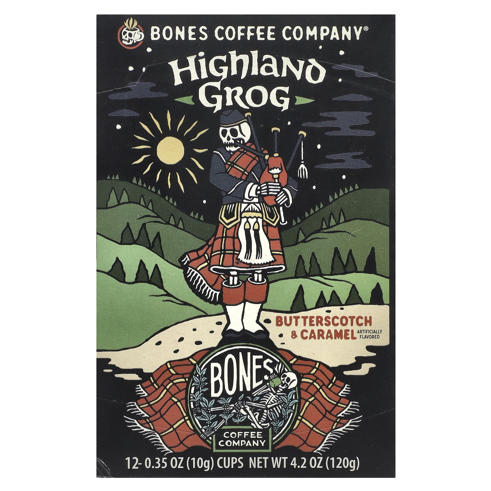 Bones Coffee Company Medium Roast 12-count K-Cups | Highland Grog ...