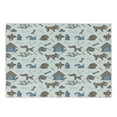 Bones Cutting Board, Cartoon Style Dog Related Elements Friendly ...