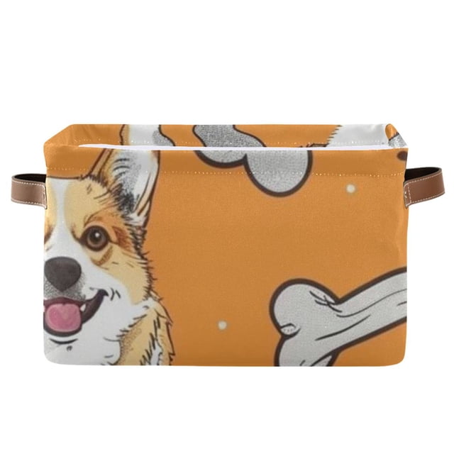 Bones Dogs Storage Bins Baskets With Handles Storage Box Clothes ...