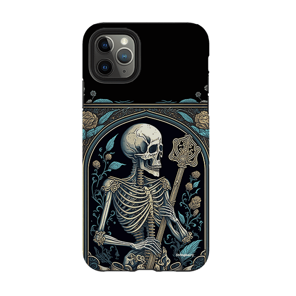 Bones Gothic Skeleton Pattern Phone Case for iPhone 16 15 14 13 12 11 Pro Max - Walmart.com