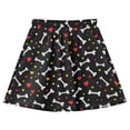 Bones Hearts Athletic Skirt with Pockets and Built-in Shorts for 3-8Y ...