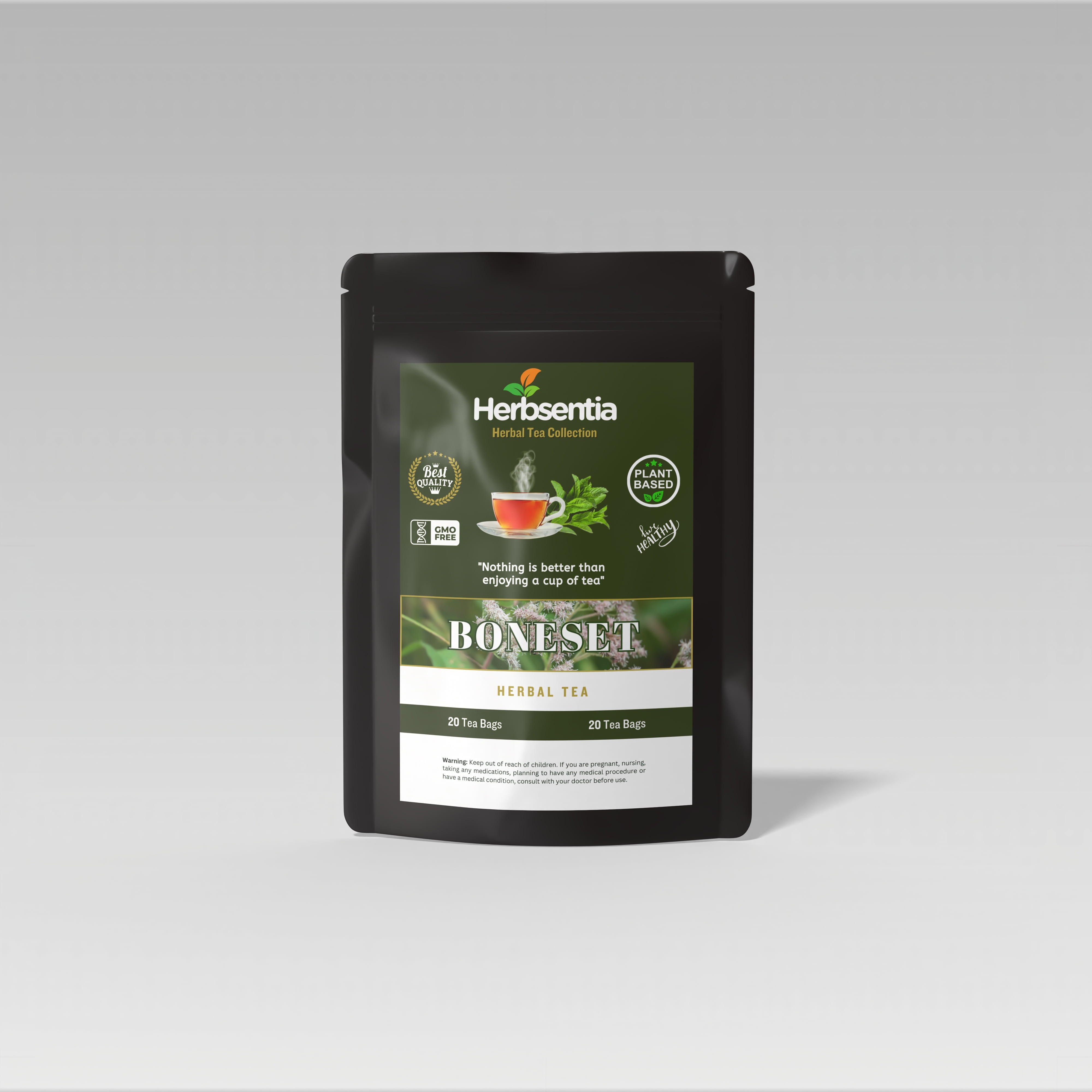 Boneset Herbal Tea – 20 Tea Bags | Traditional Herbal Infusion ...