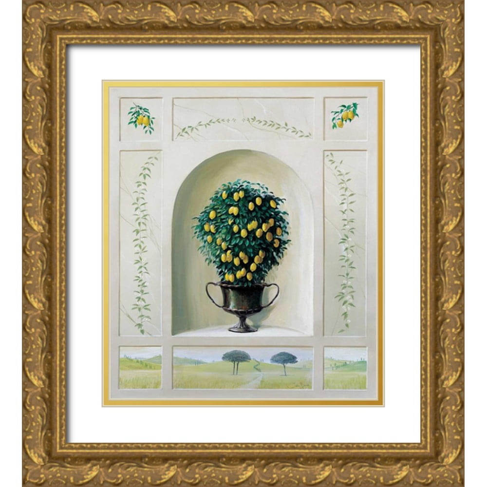 Bonet, Julia 20x23 Gold Ornate Wood Framed with Double Matting Museum ...