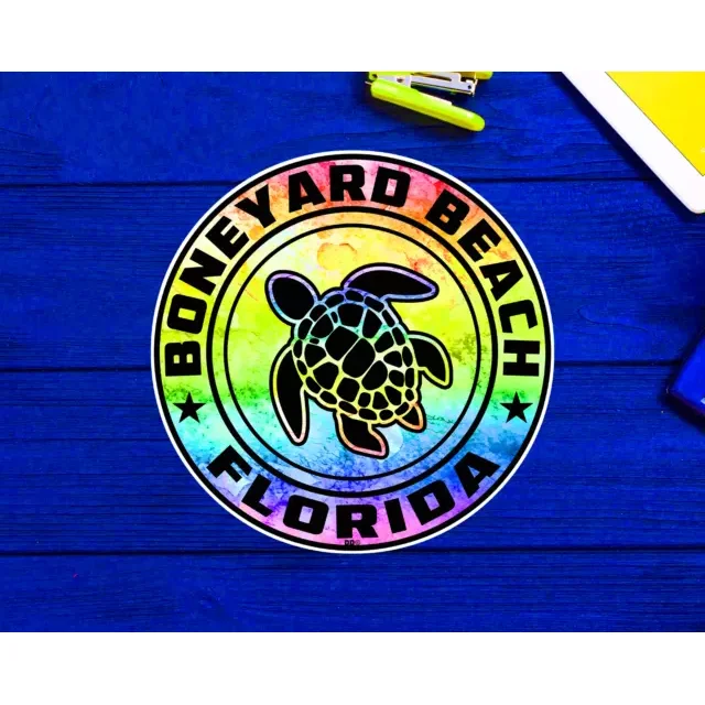 Boneyard Beach Florida Beach Sticker Decal Sticker Phone Decal Water ...
