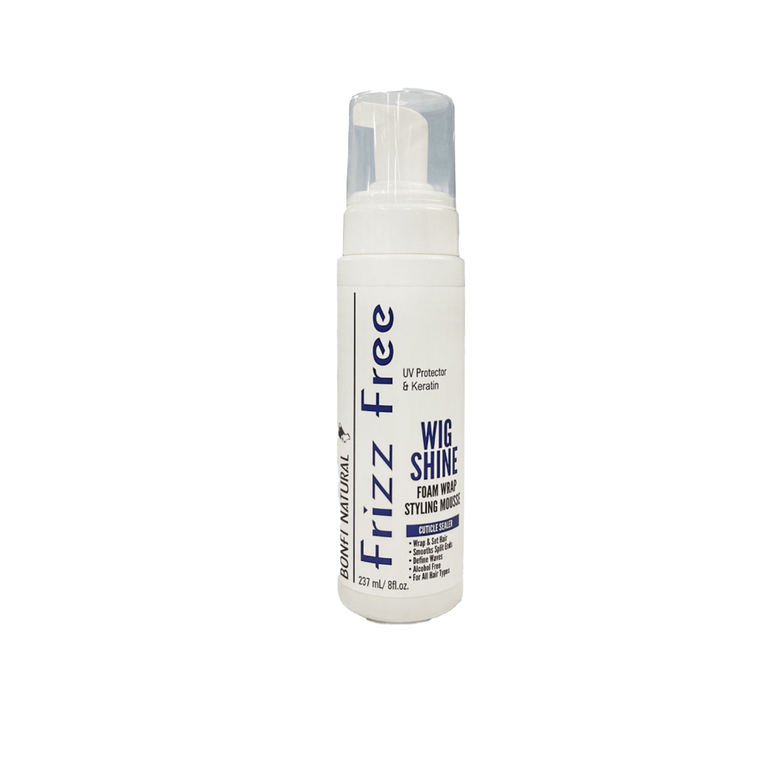 Bonfi Frizz Free Wig Shine Foam Wrap Styling Mousse, 8 Oz.,Pack of 12 ...