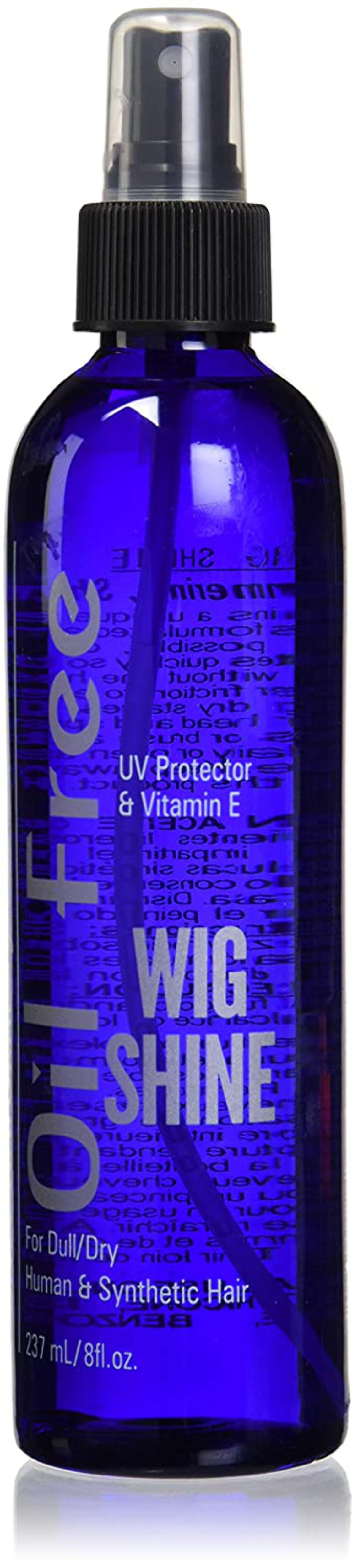 Wet N Wavy Wig Shine Spray, 2 Oz, UV Protector for Human and Synthetic ...