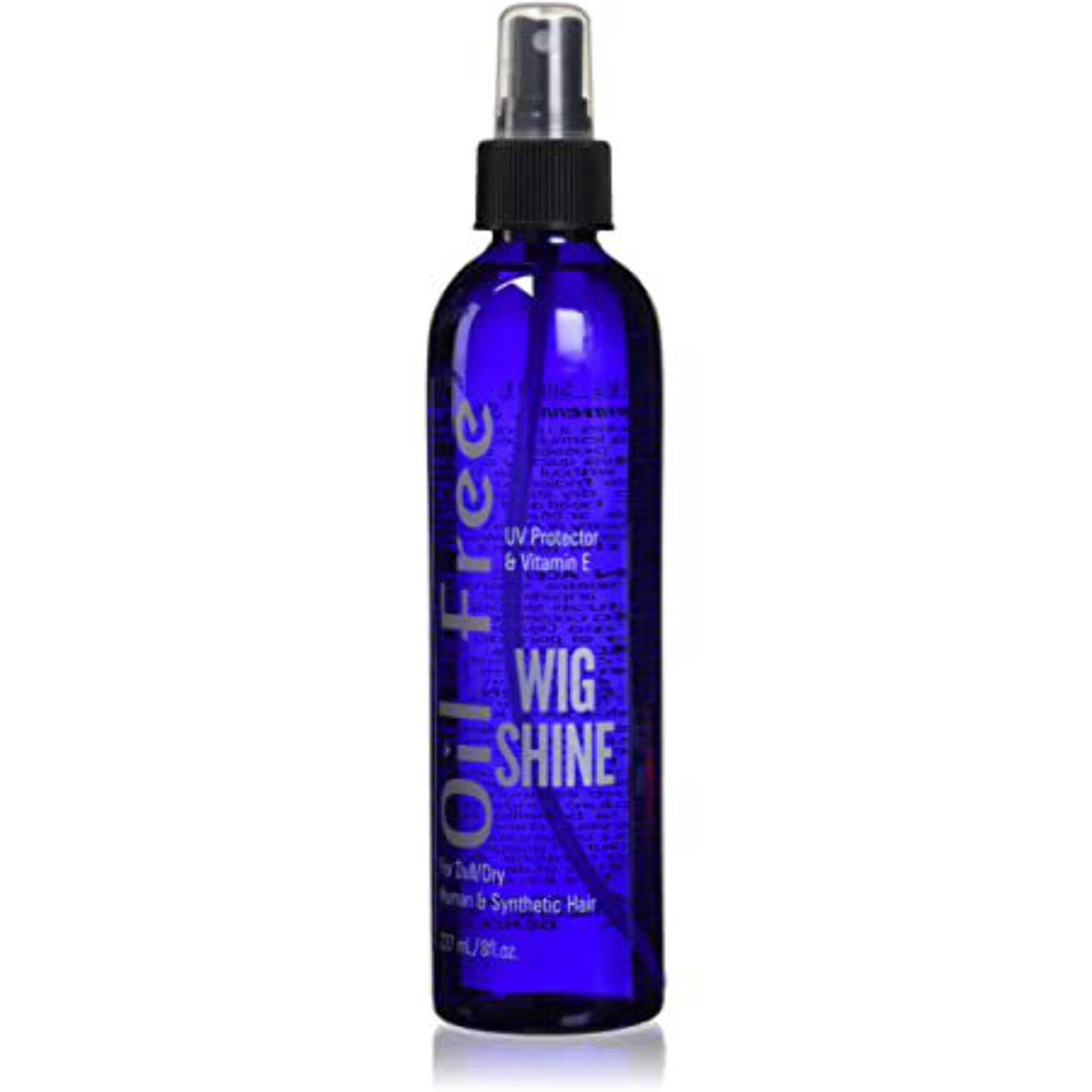 Bonfi Natural Oil-Free Wig Shine Spray 8 oz for Dry & Synthetic Hair ...
