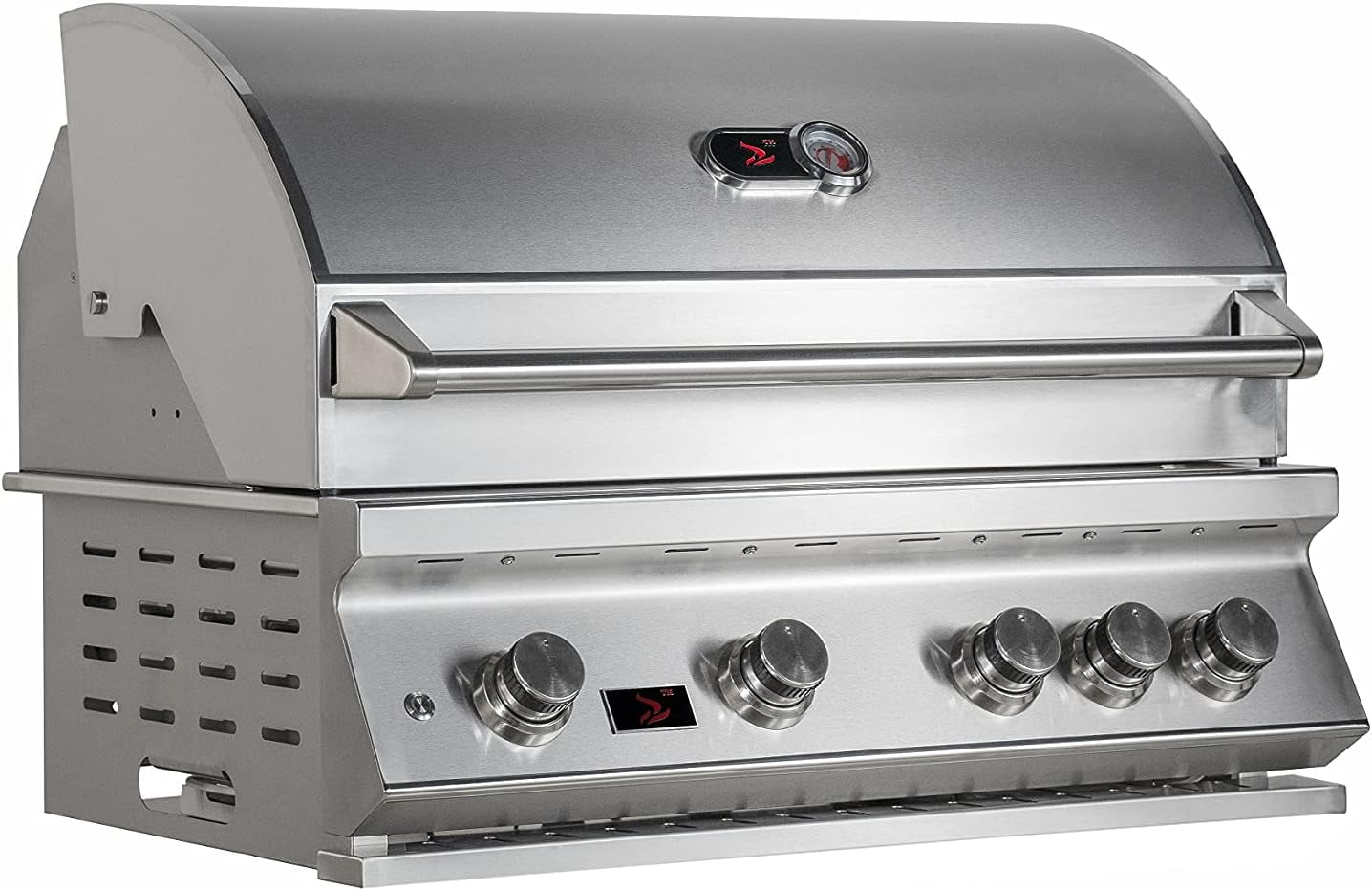 Bonfire 34-inch 4 Burner Built-in Propane Gas Grill with Rear Infrared ...