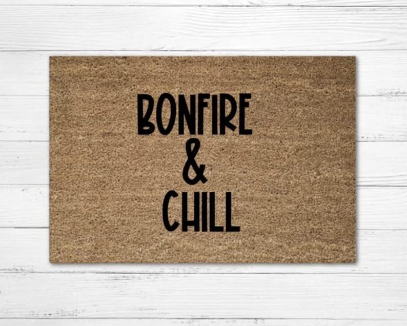 Bonfire & Chill Non Slip Rubber Backed Entryway Rugs for Indoor Outdoor ...