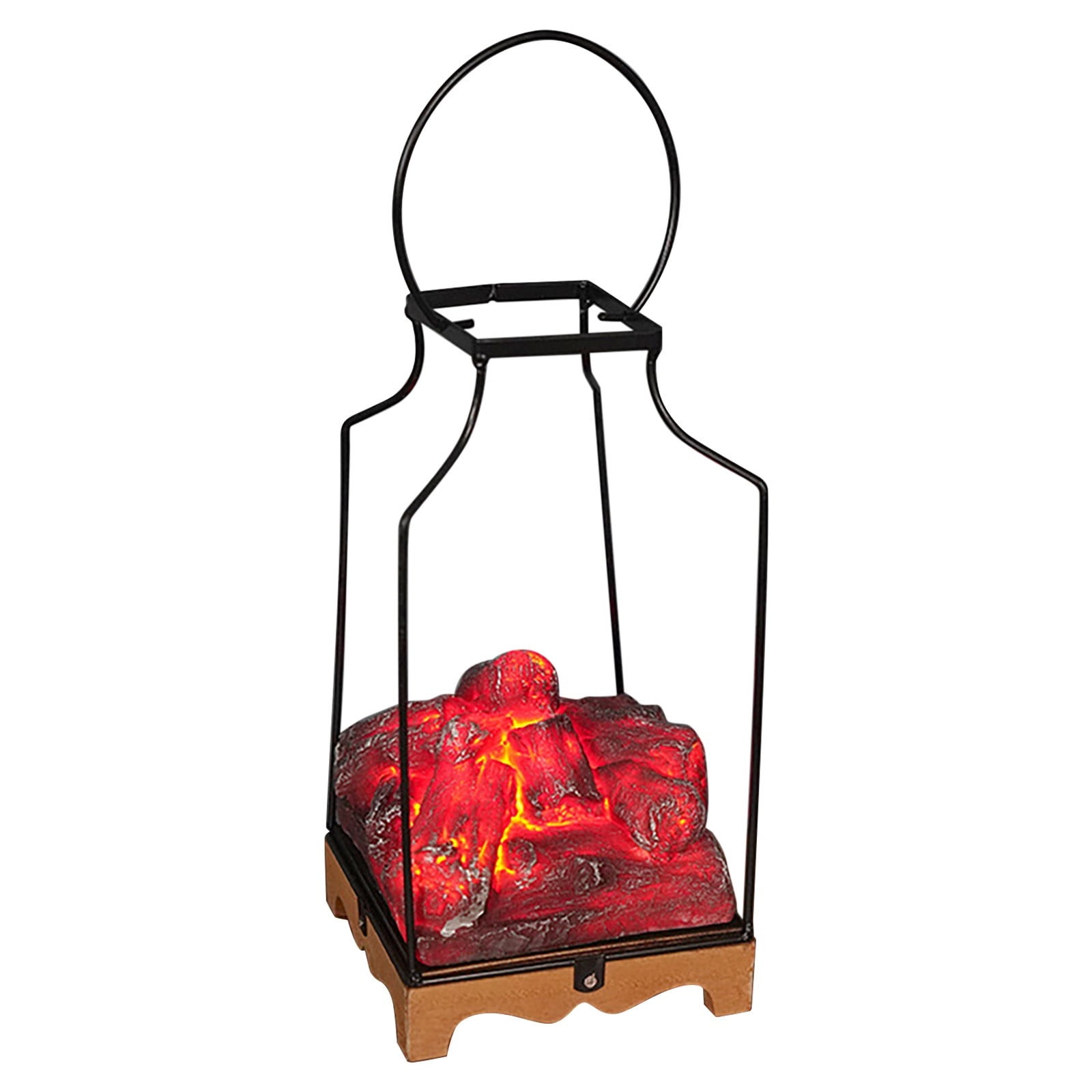 Bonfire Lamp Flameless LED Light, Realistic Fireplace Ambiance Safe ...