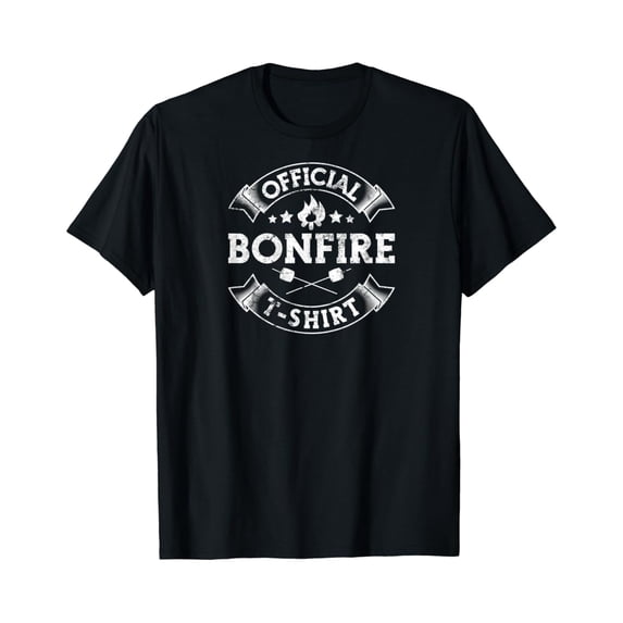 Bonfire Shirt Camping Vacation Camper Campfire T Shirt - Walmart.com