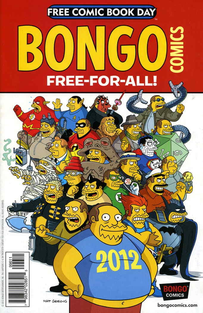 Bongo Comics/SpongeBob Comics FCBD #2012 VF ; Bongo Comic Book ...