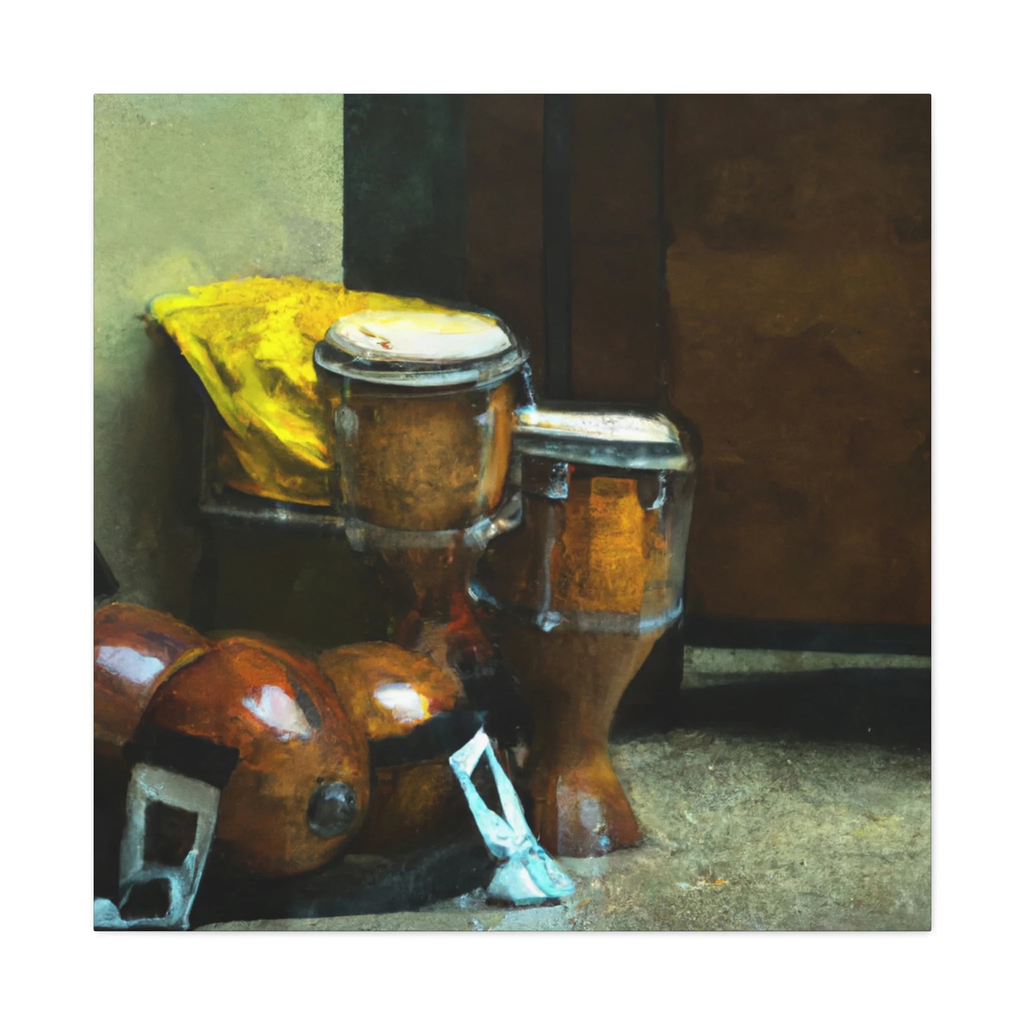 Bongos in Motion - Canvas - Walmart.com