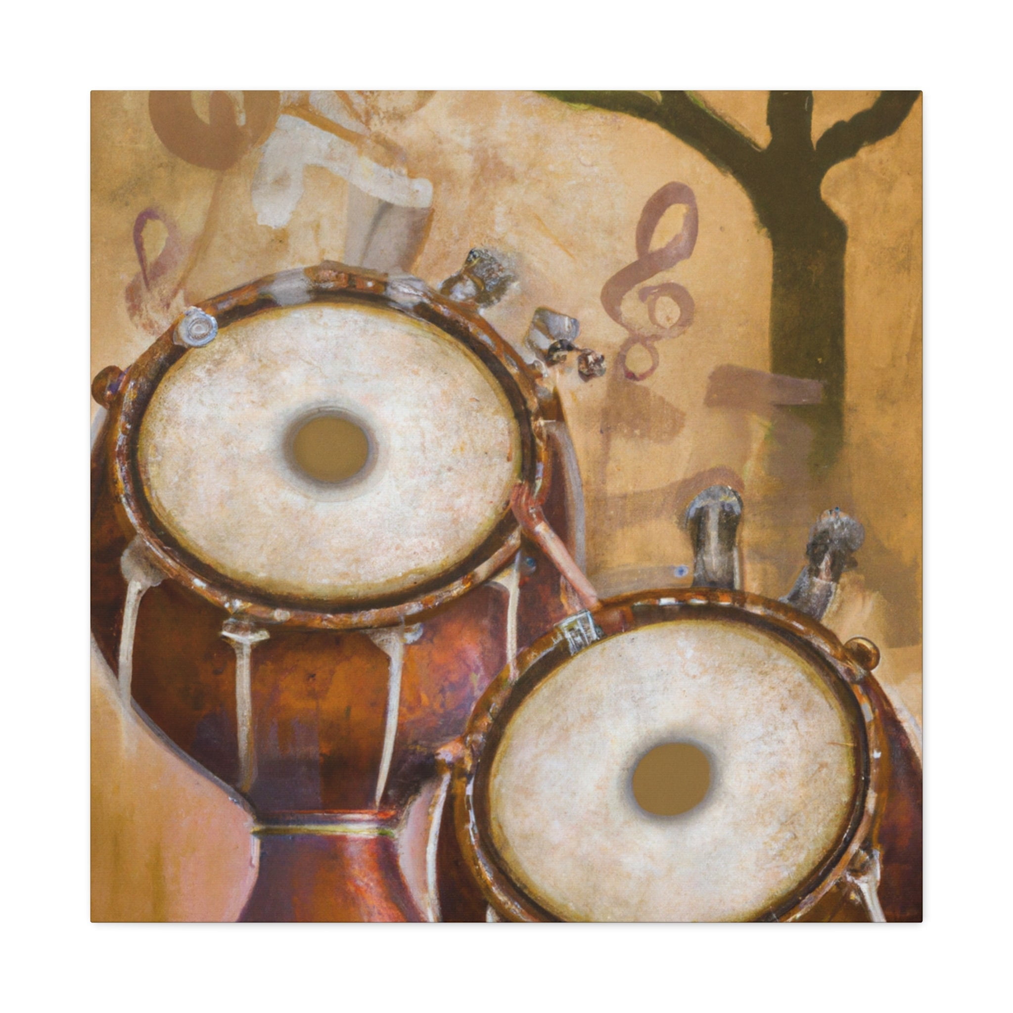 Bongos in Rococo - Canvas - Walmart.com