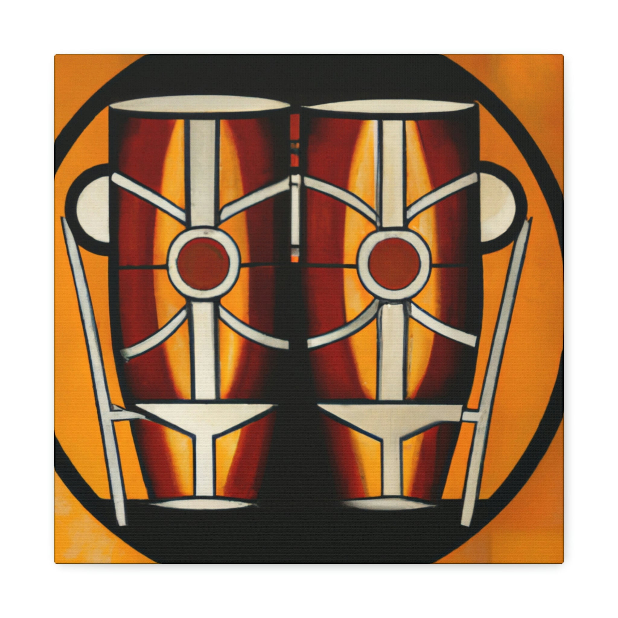 Bongos of Glittering Gold - Canvas - Walmart.com