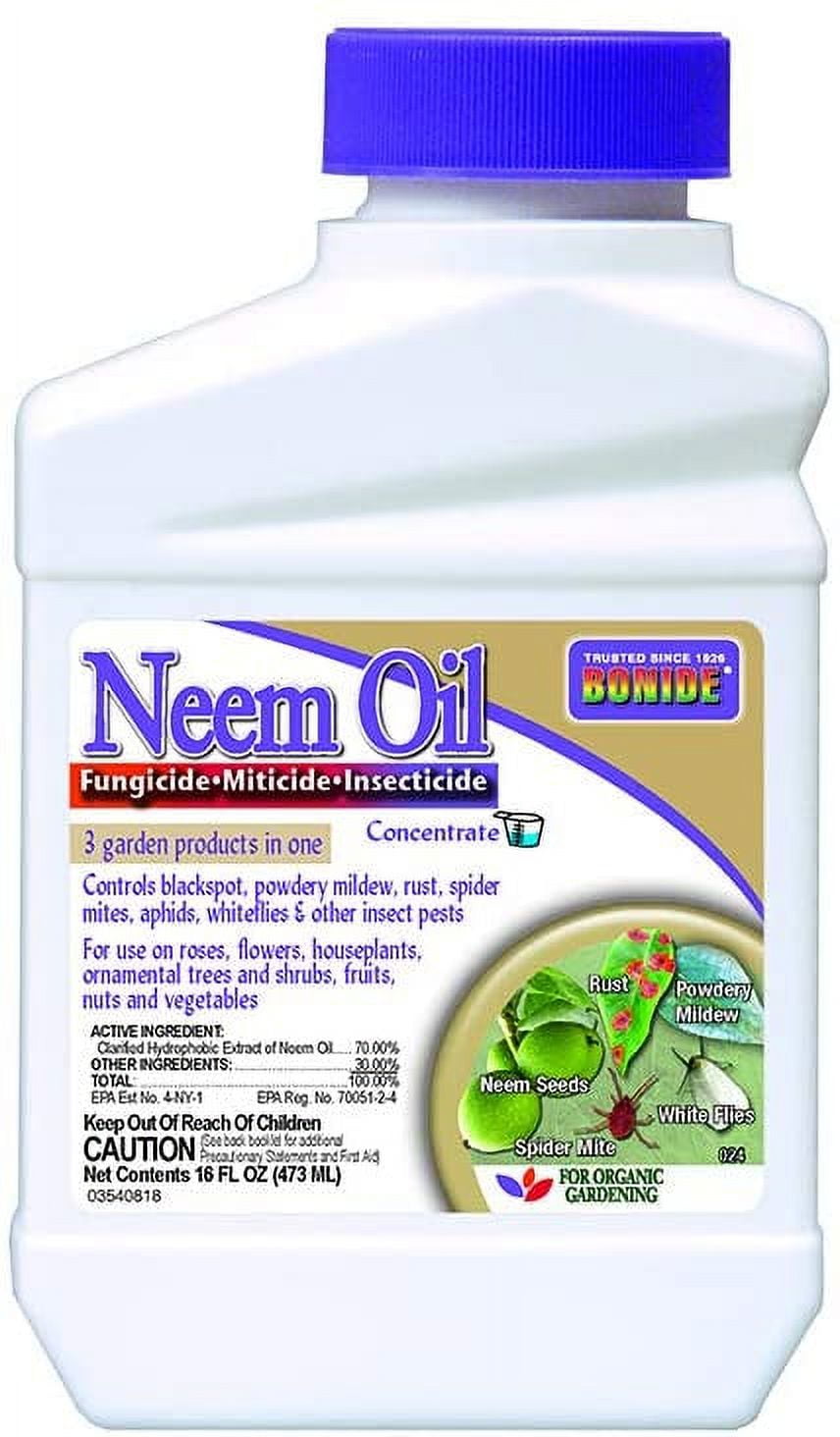 Bonide 024 Concentrate Neem Oil Insect Repellent, 16-Ounce - Walmart.com