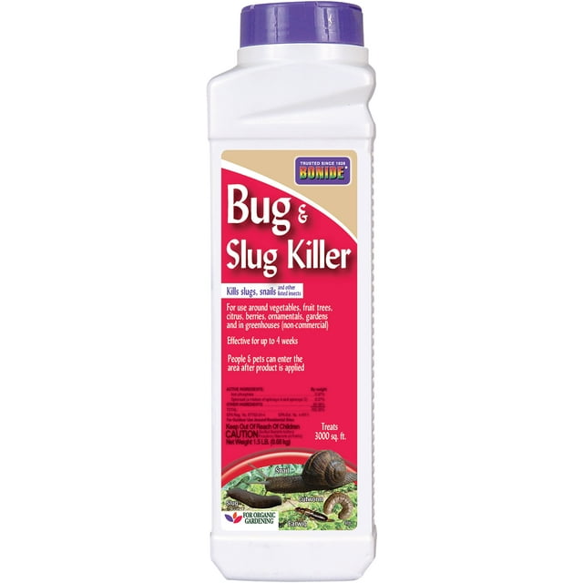 Bonide 1.5 lbs. Outdoor Bug & Slug Killer - Organic Insecticide for ...