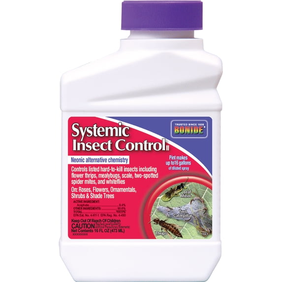BONIDE Systemic Insect Control Concentrate 16 oz Liquid Insecticide ...
