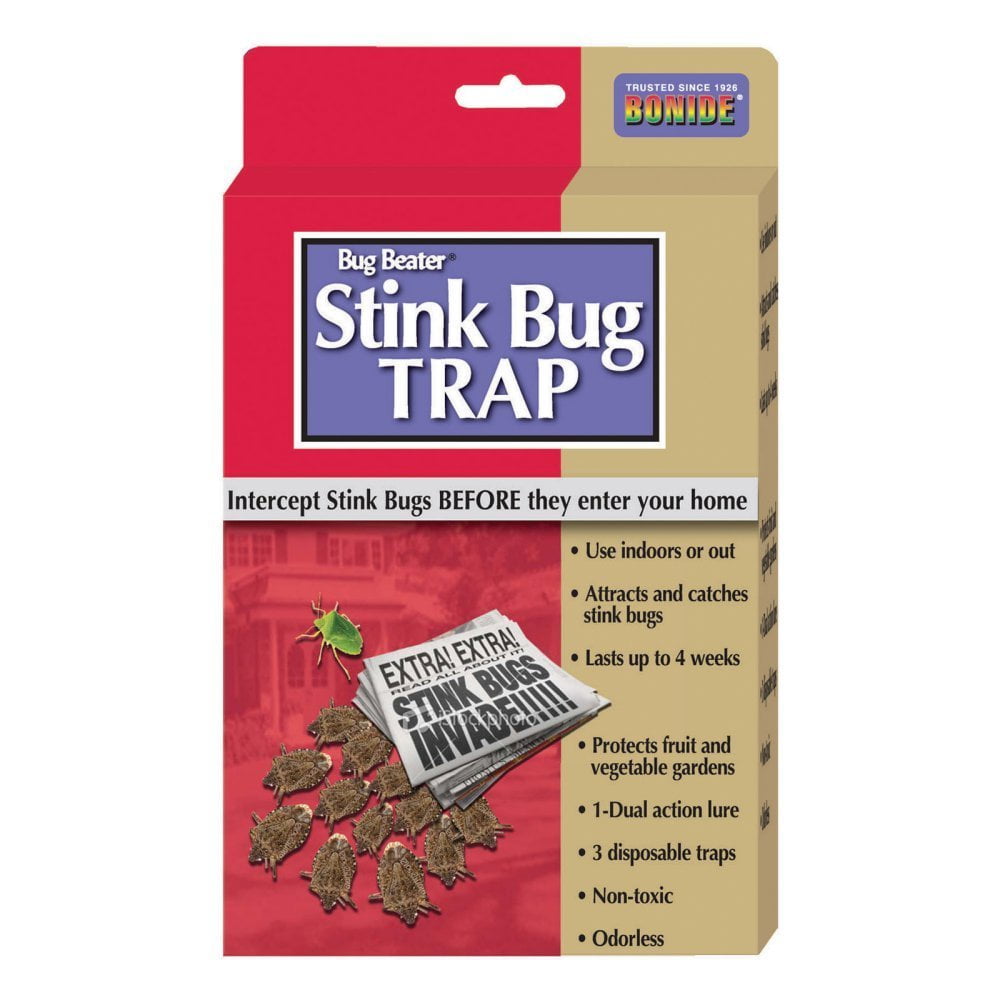 Bonide 198 Environmental Safe & Odorless Stink Bug Trap, Non-Toxic ...