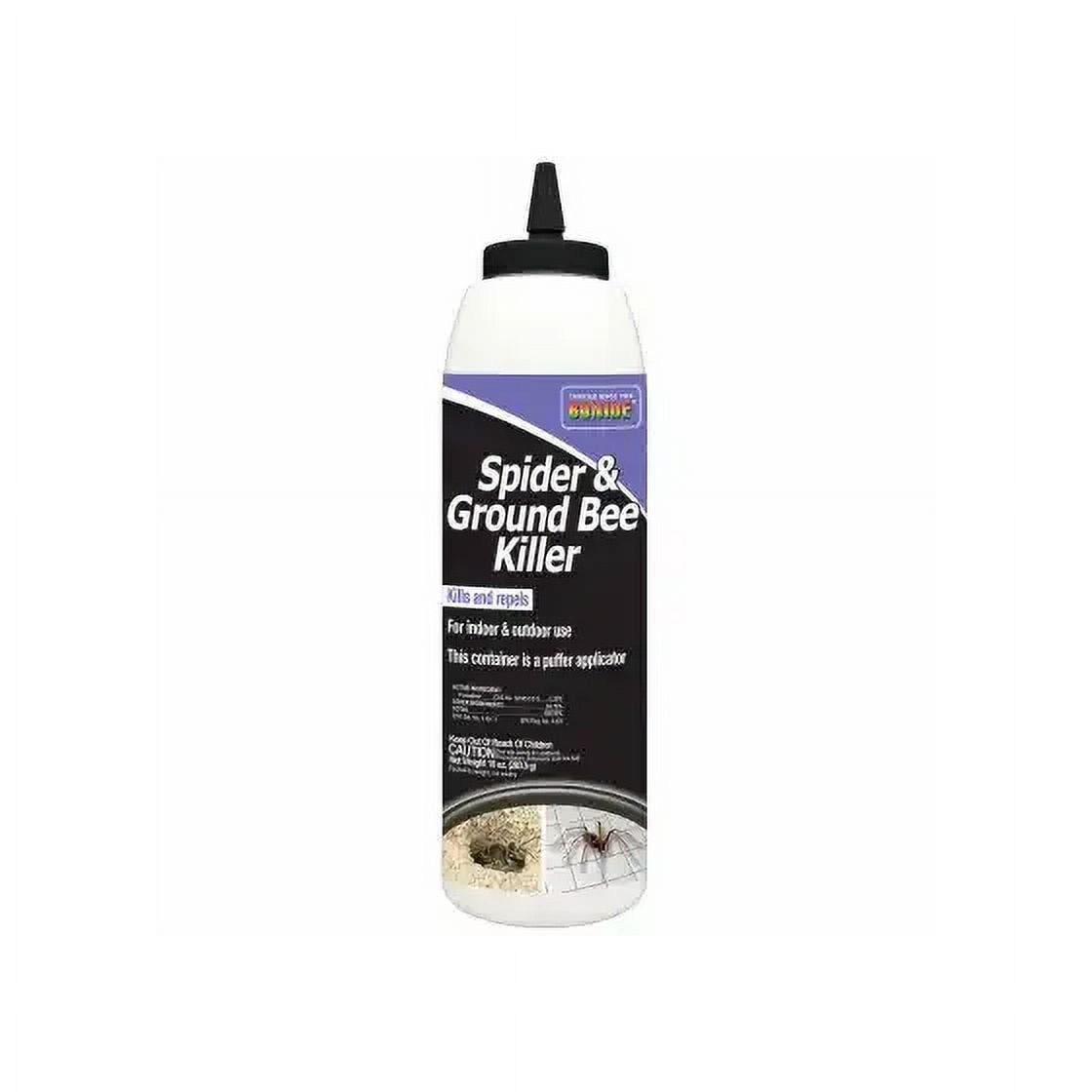 Bonide 363 Indoor/Outdoor Spider & Ground Bee Killer, 10oz. Powder Dust ...