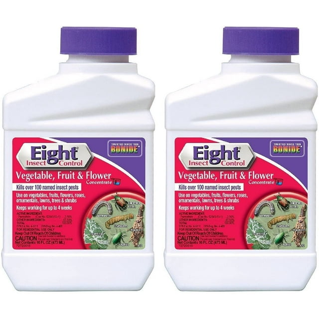 Bonide 442 Eight Insect Control, 16-Ounce, 2 Pack - Walmart.com