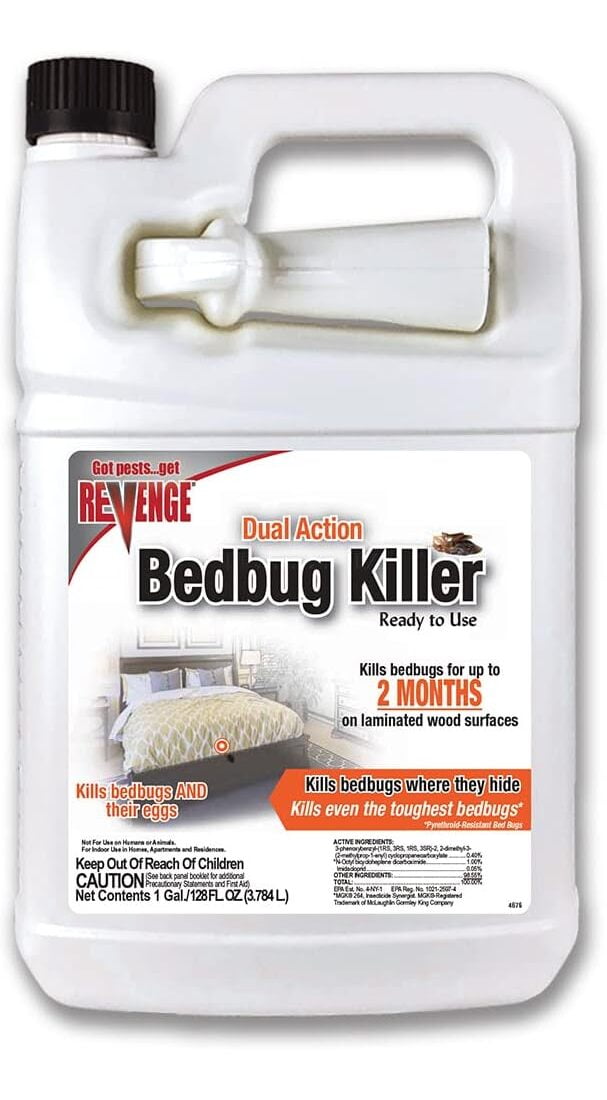 Bonide 4676 Bedbug Anti-Egg Mite Treatment, Liquid Killer Spray, 4 gal ...