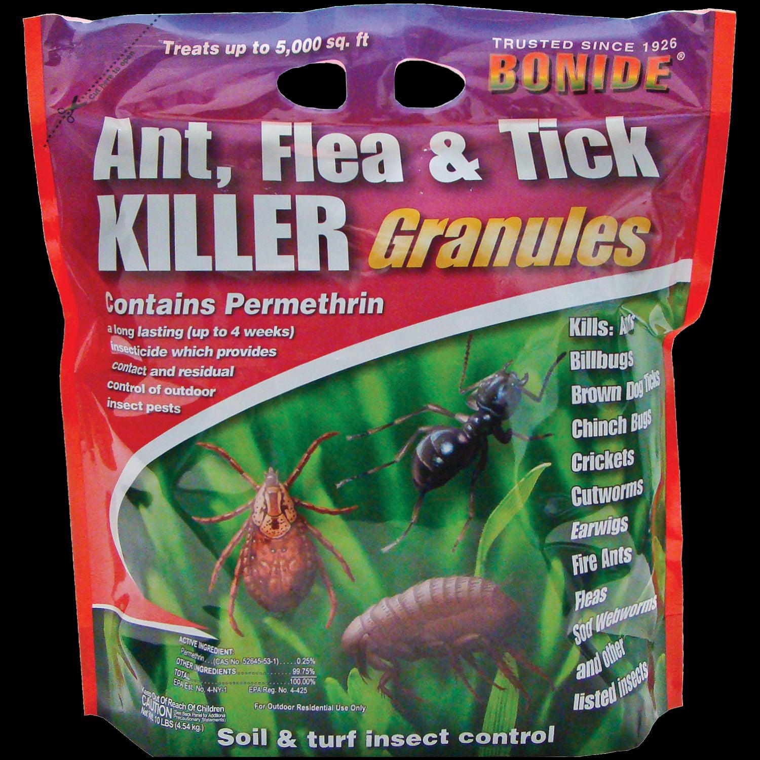 Bonide Ant, Flea & Tick Killer Granules 10 lbs - Outdoor Lawn & Garden ...