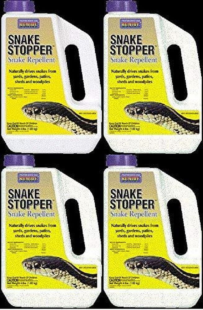 BONIDE Snake Stopper Repellent Granules, 4 lb, 4ct - Walmart.com