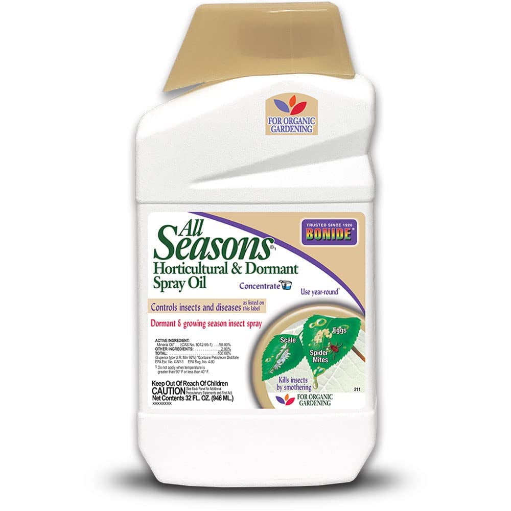 Bonide All Seasons Horticultural & Dormant Spray Oil, 32 oz Concentrate ...