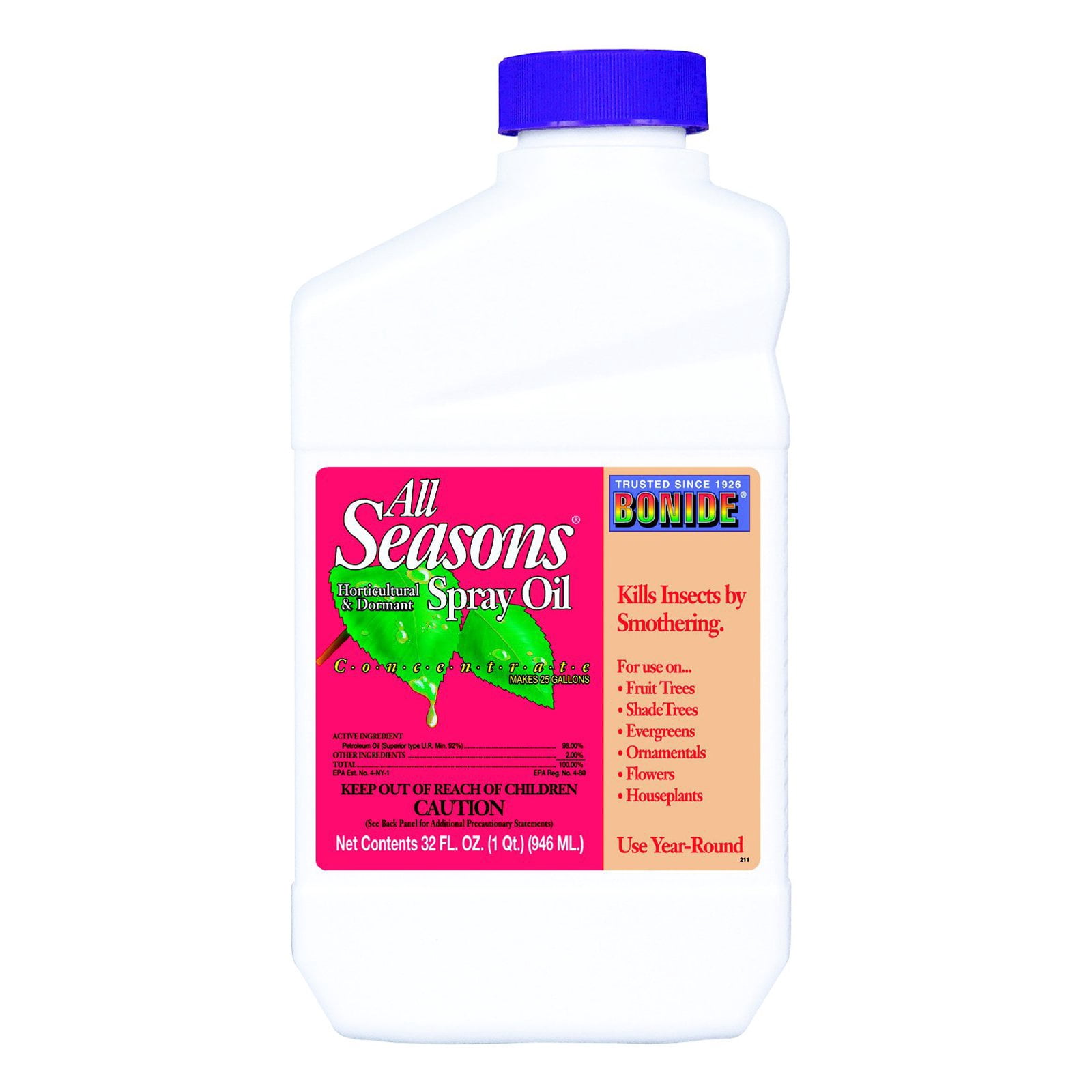 Bonide All Seasons Horticultural Oil Spray Concentrate - Walmart.com