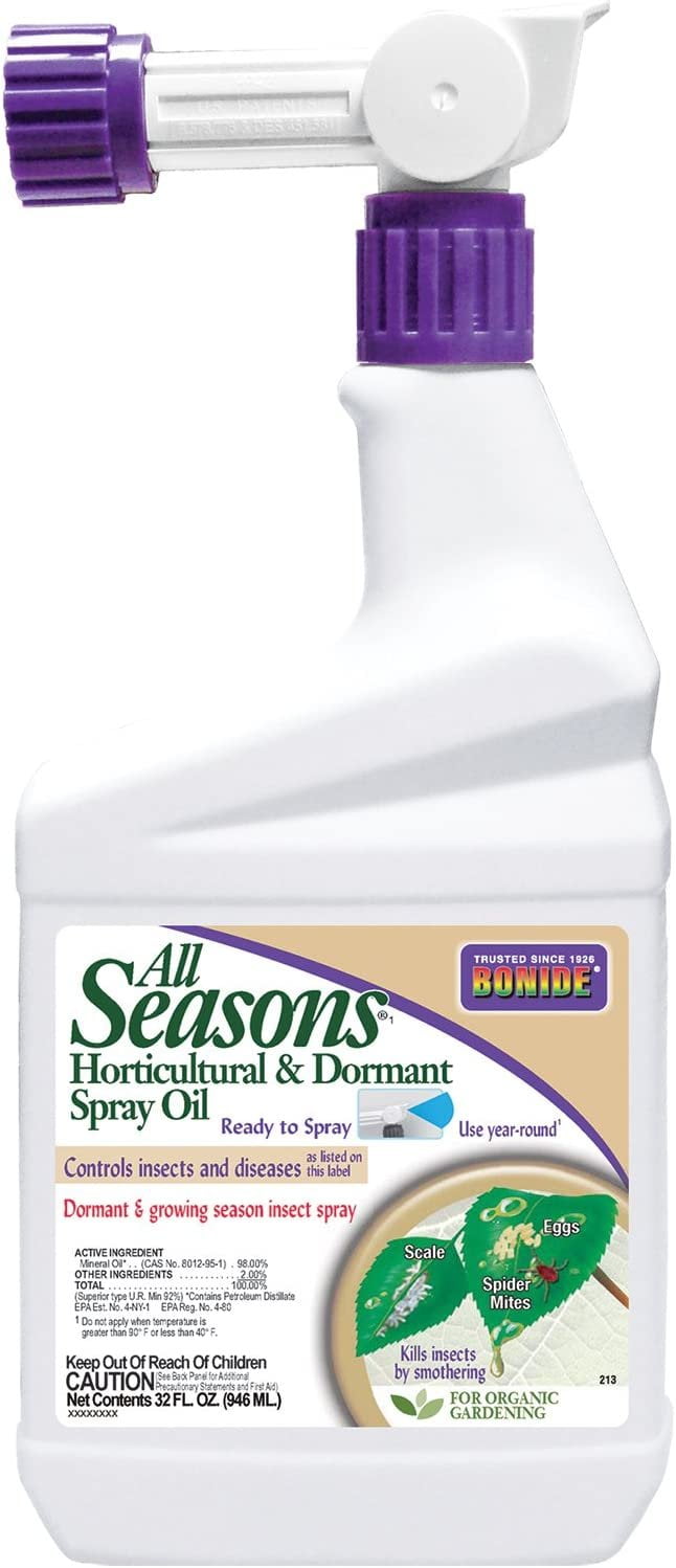 Bonide All Seasons Horticultural Oil Spray for Indoor & Outdoor Plants ...