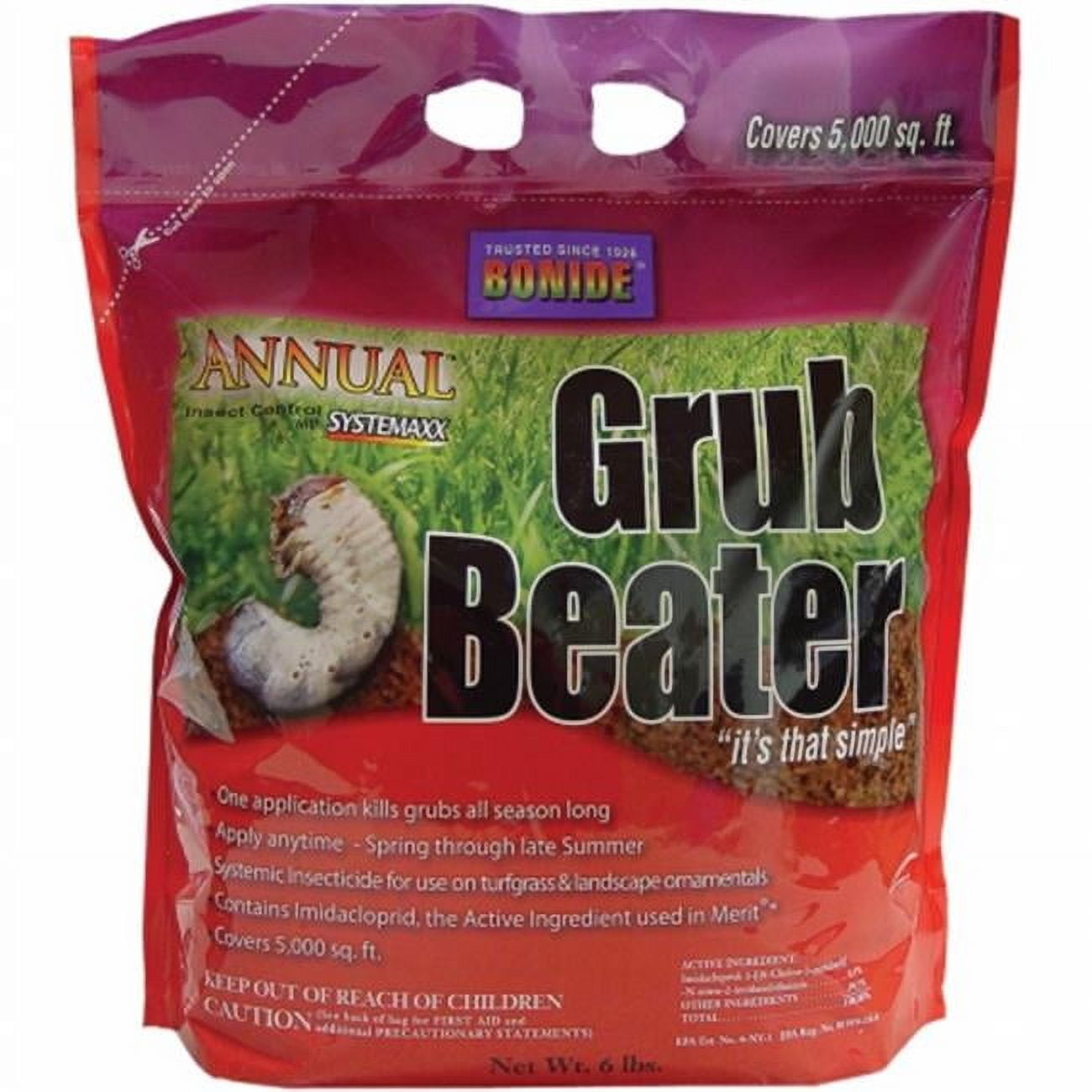 Bonide BND603 5m Annual Grub Beater, Granular Pesticide Insecticide ...