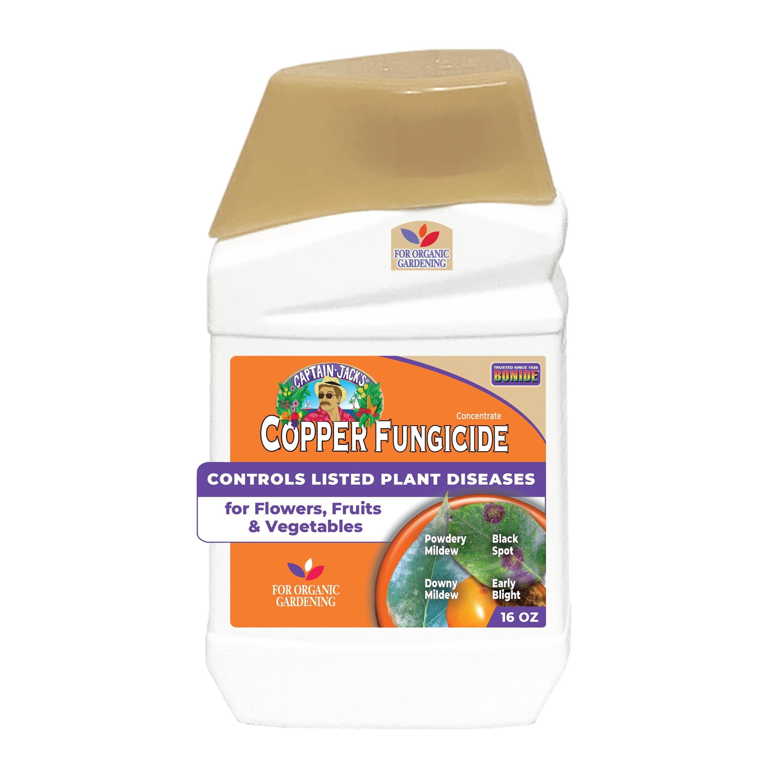 BONIDE Captain Jack Copper Fungicide, 16 oz Concentrate for Plants ...