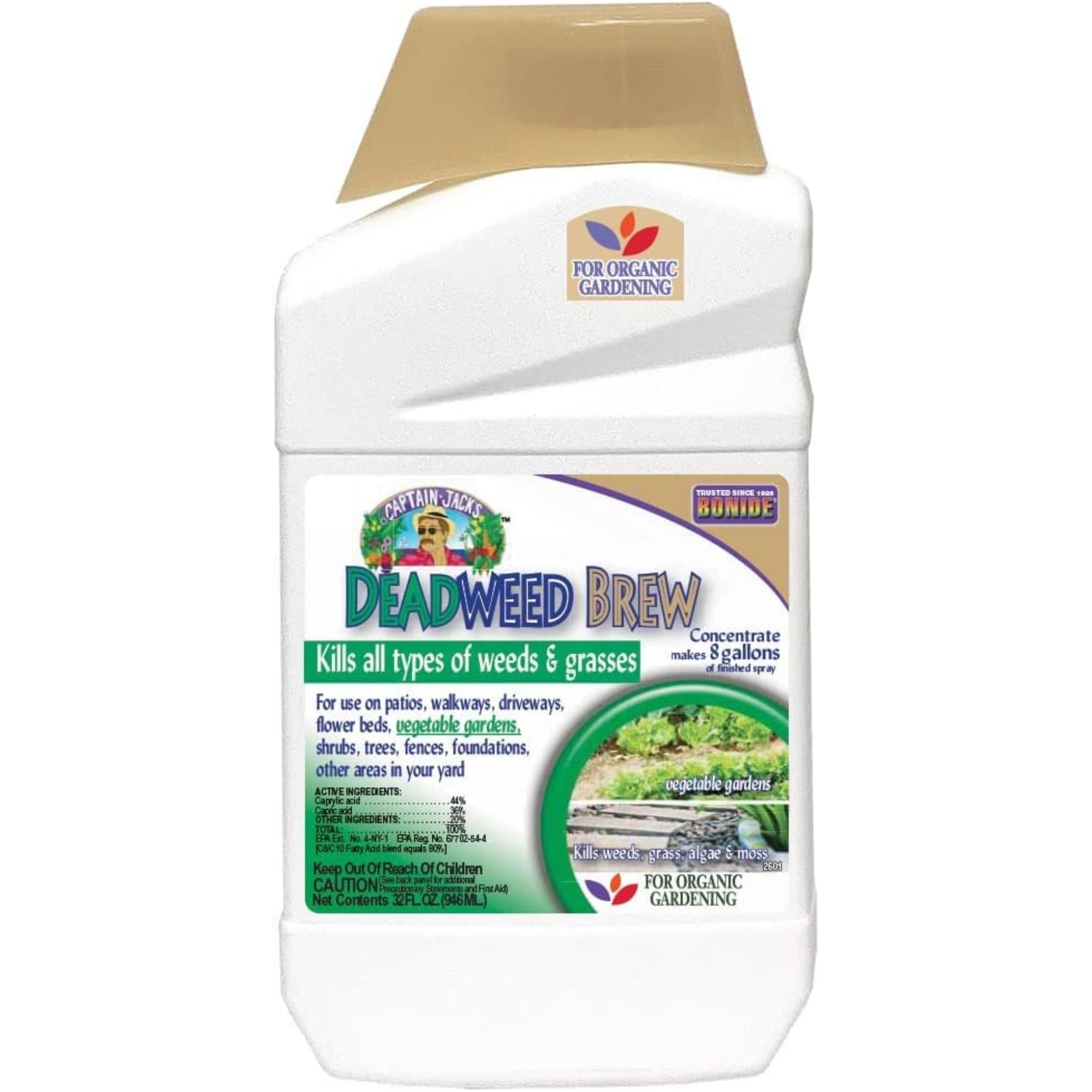 Bonide Captain Jack's Deadweed Brew, Weed & Grass Killer Concentrate ...