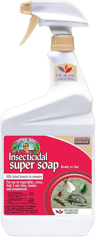Bonide Captain Jack's Insecticidal Super Soap, 32 oz Ready-to-Use Spray ...