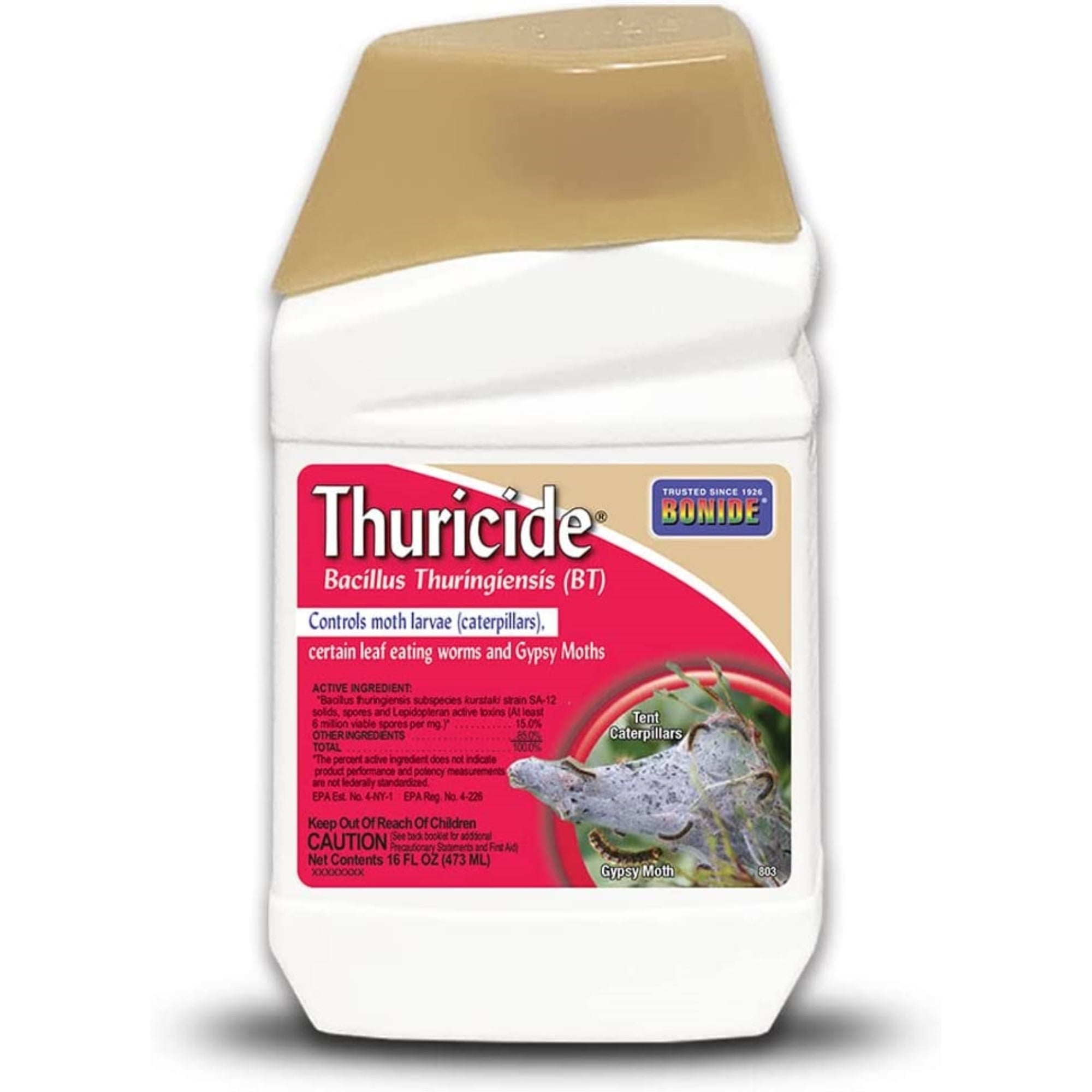 Bonide Thuricide Liquid Insect Killer for Plants & Vegetables, 16 Oz ...