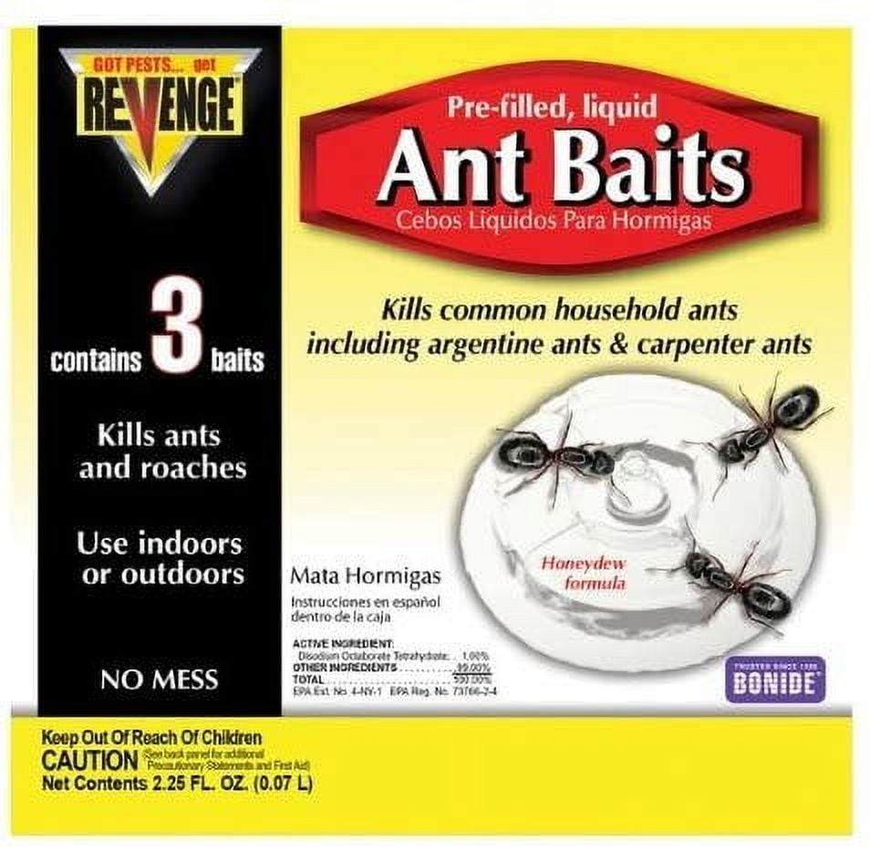 Bonide Revenge Outdoor Liquid Ant Bait Stations, Kills Carpenter Ants ...