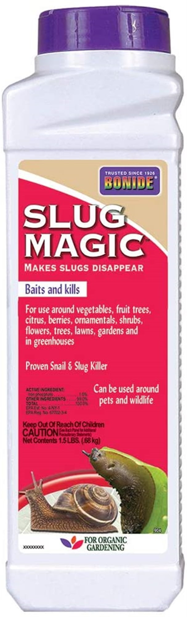 Bonide Slug Magic Pesticide/Remover, 24 Ounce - Walmart.com
