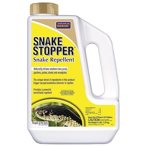 Bonide Snake Stopper Snake Repellent, 4 lb. Ready-to-Use Granules for ...